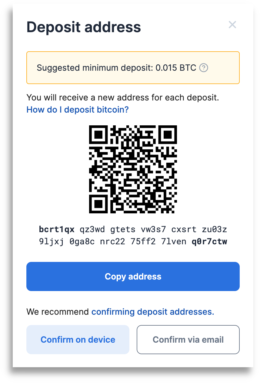 Can I verify my vault's addresses?