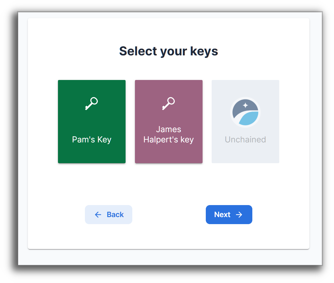 What is a connection and what are shared keys?